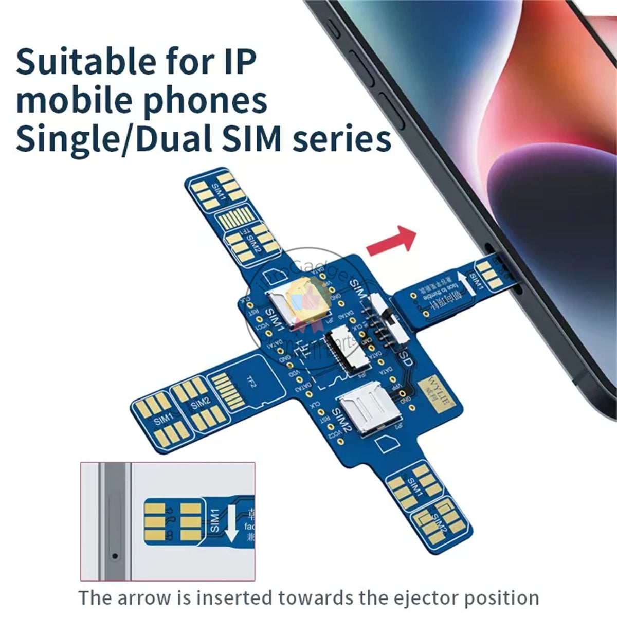 Wylie SIM Smartphone Signal Universal Test Board Single and Dual Card ...