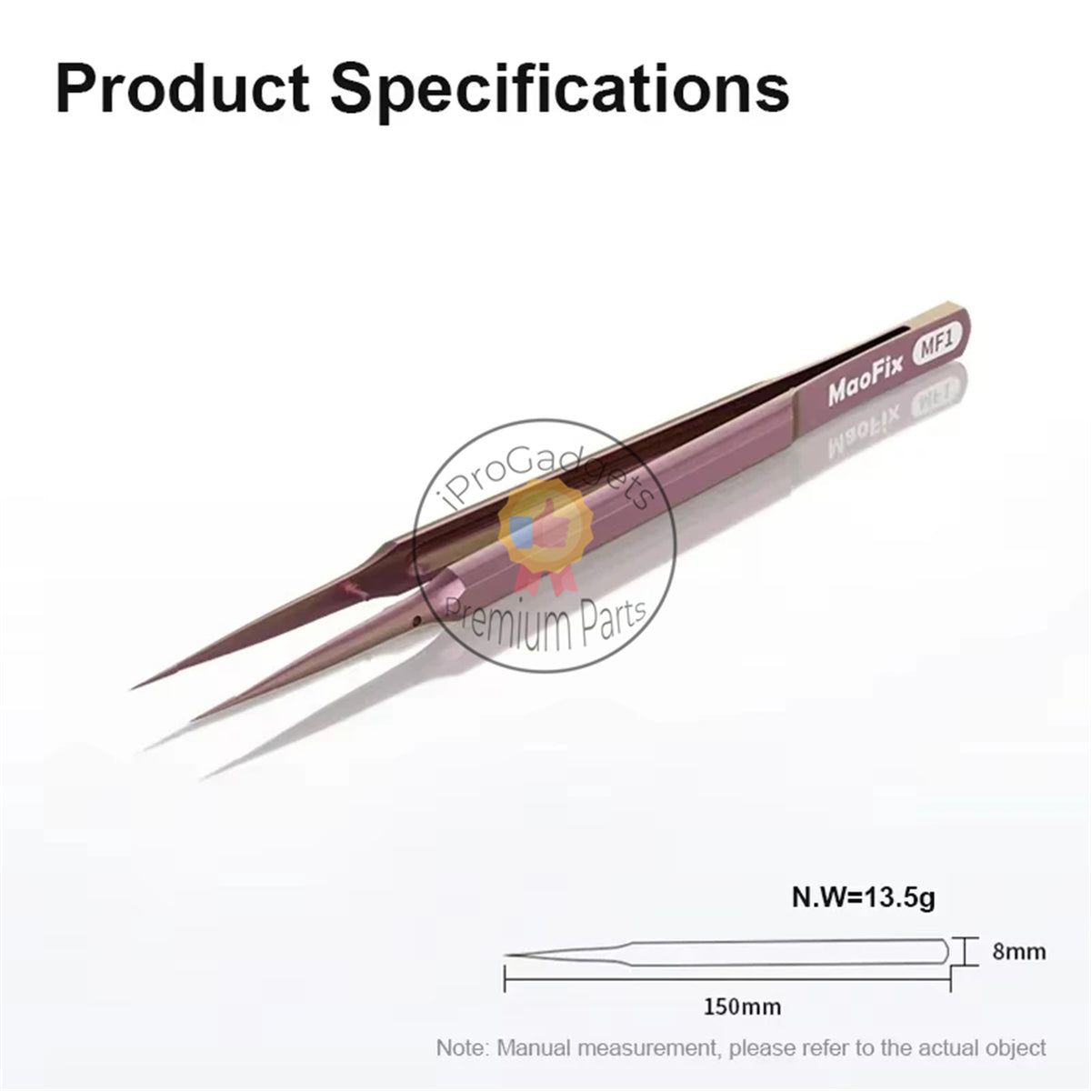 Amaoe MaoFix High Hardness Non-Magnetic Precision Tweezers Ultra-Sharp ...