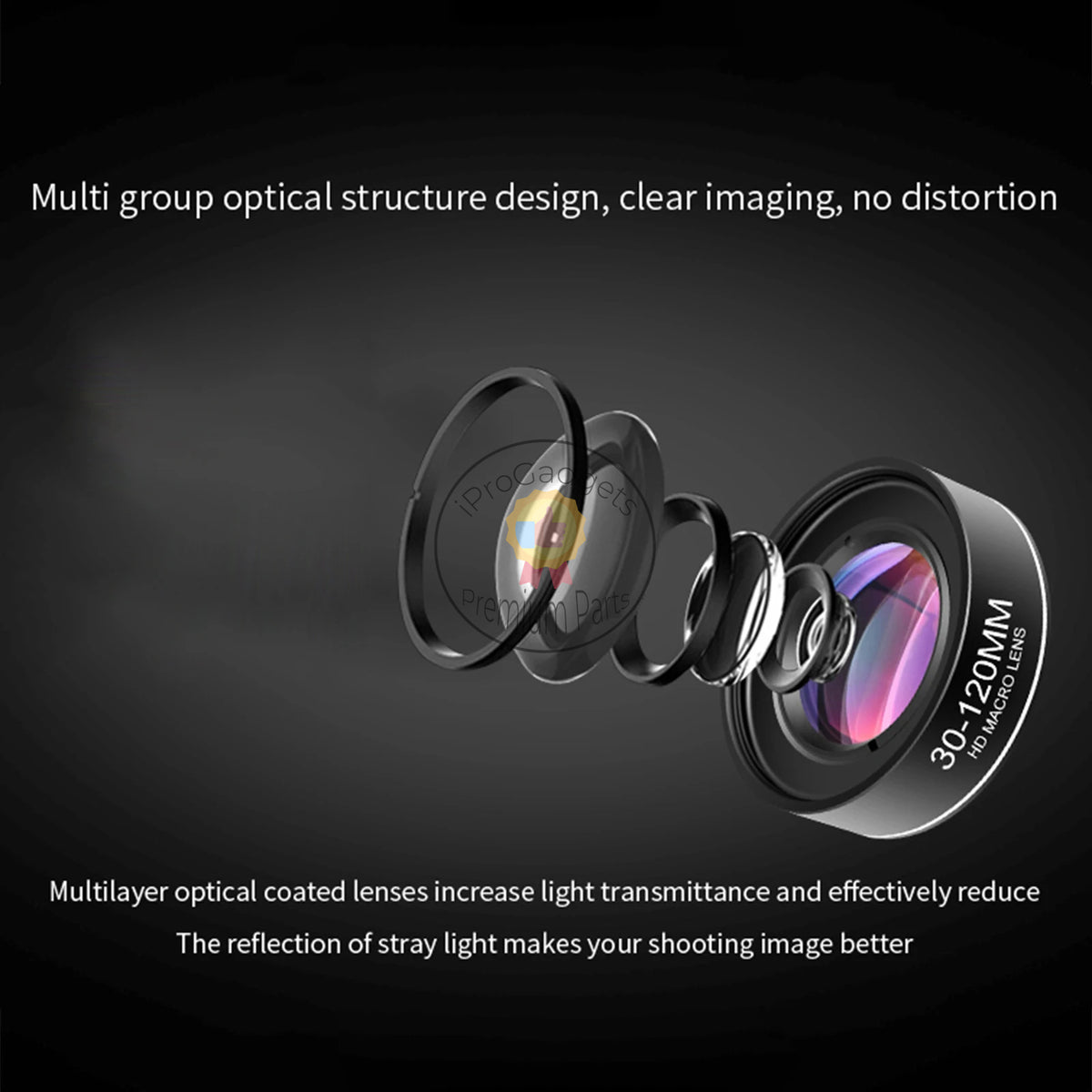 Universal Mobile Phone Macro Lens 30mm-120mm Smartphone Camera Lens ...