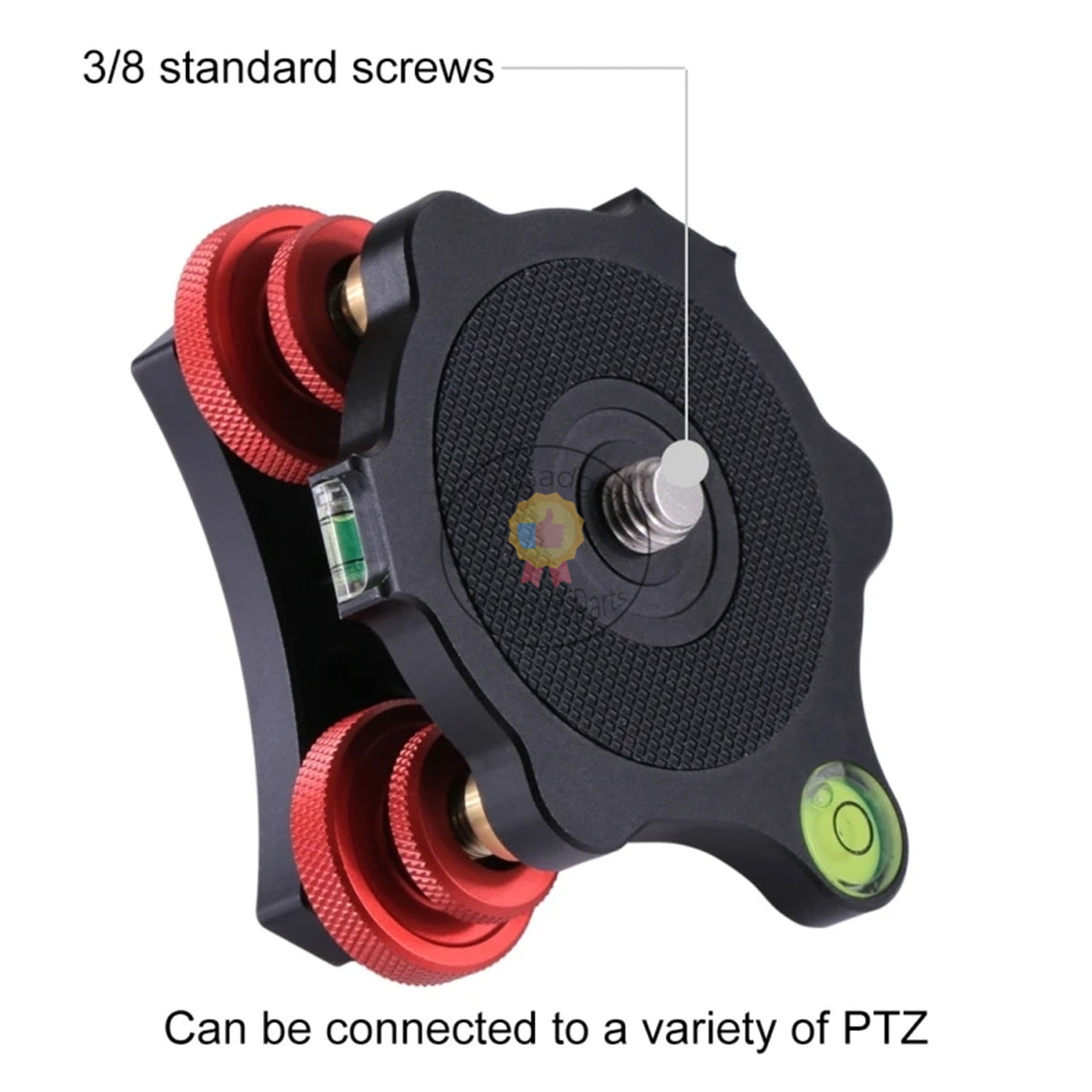 Puluz Tri-wheel Adjustable Leveling Camera Base Aluminum Alloy Ball ...