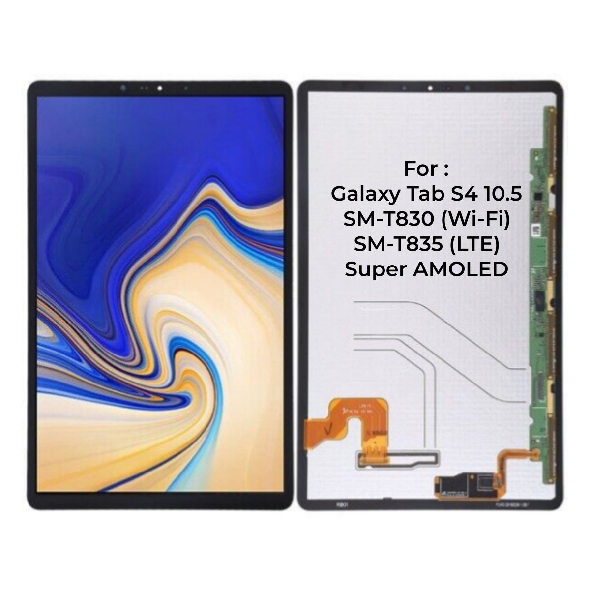 Replacement AMOLED LCD Display Touch Screen for Samsung Galaxy Tab S4 ...
