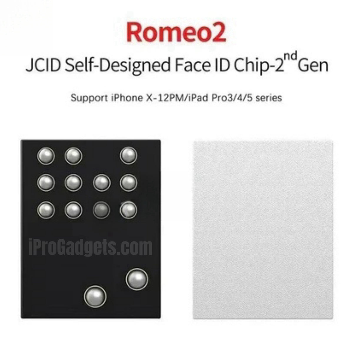 JCID Romeo2 Face ID Chip for iPhone And iPad Pro Dot Projector Repair ...