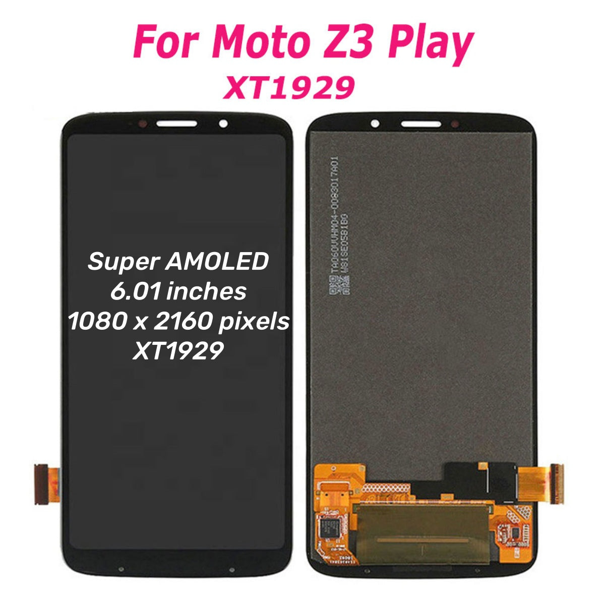 Replacement AMOLED Display Touch Screen For Motorola Moto Z3/Z3 Play ...