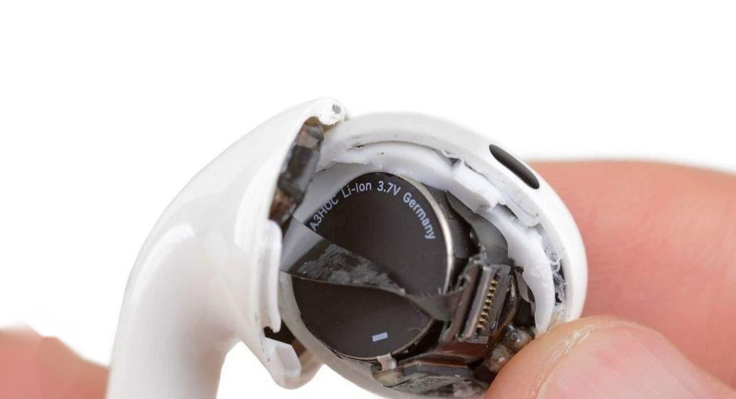 Replacement For AirPods Pro Earphone Battery CP1154 A3HOC 3.7V 2PCS Set ...