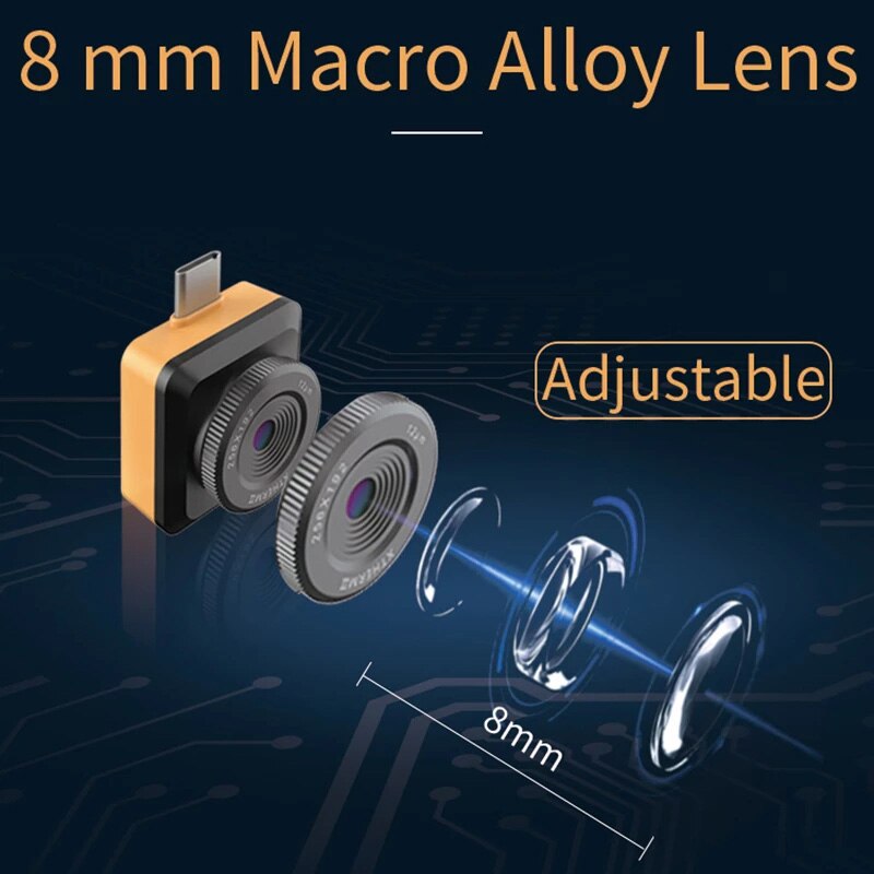 T2S Plus Mobile Phone Infrared Thermal Imager PCB Circuit Failure Test ...