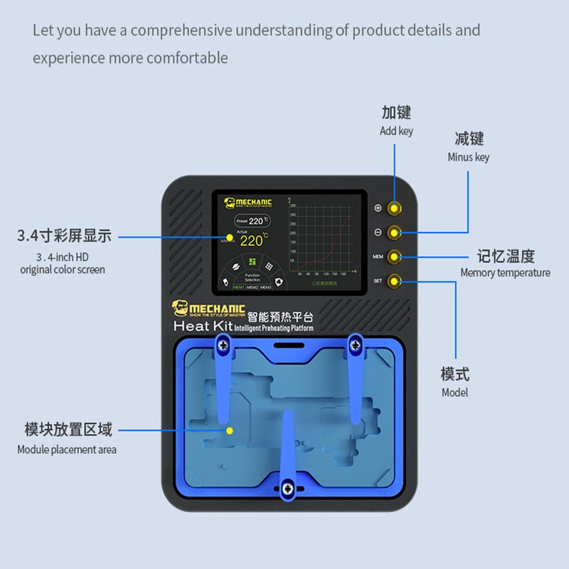 MECHANIC Heat Kit Smart Reflow Soldering Heating Platform – iProGadgets